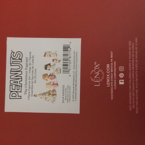 Lenox | Holiday | Lenox Peanuts Nativity Christmas Pageant Set Snoopy ...